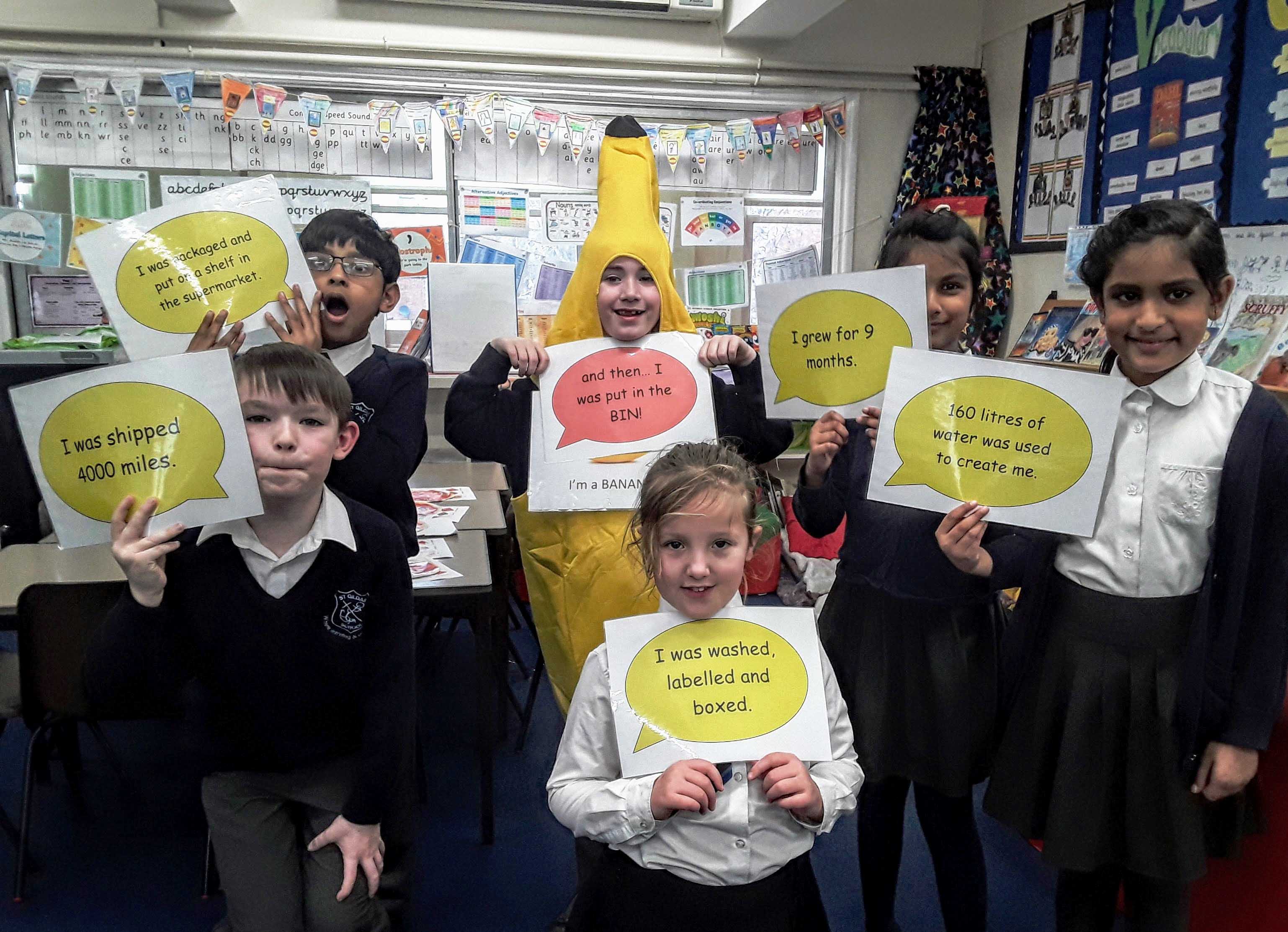 School goes bananas over food waste