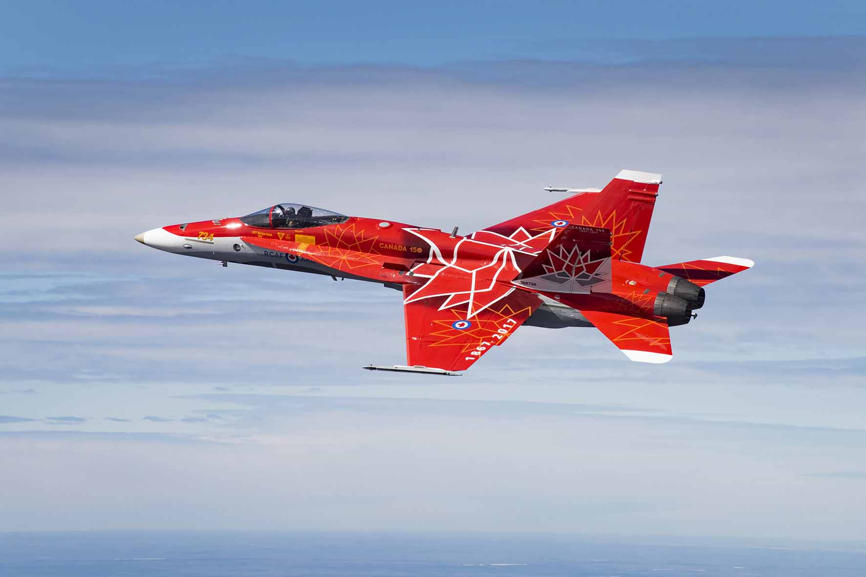 ROYAL CANADIAN AIR FORCE CF-18 DEMO TEAM TO FLY AT AIR DAY